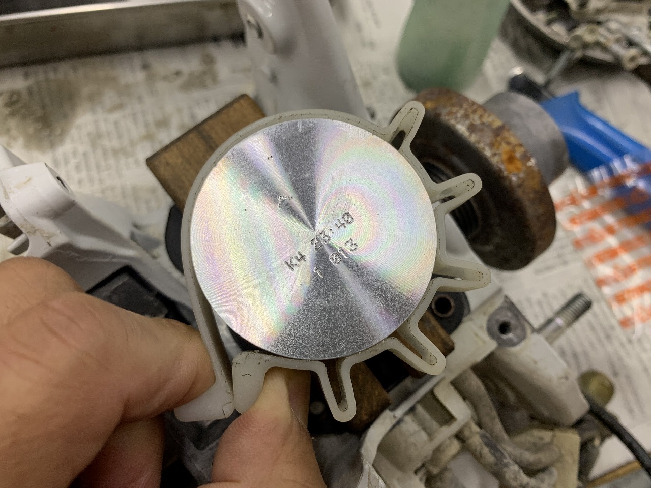 STIHL TS480i エンジン焼きつき修理 ｜修理ブログ｜プラウ PLOW