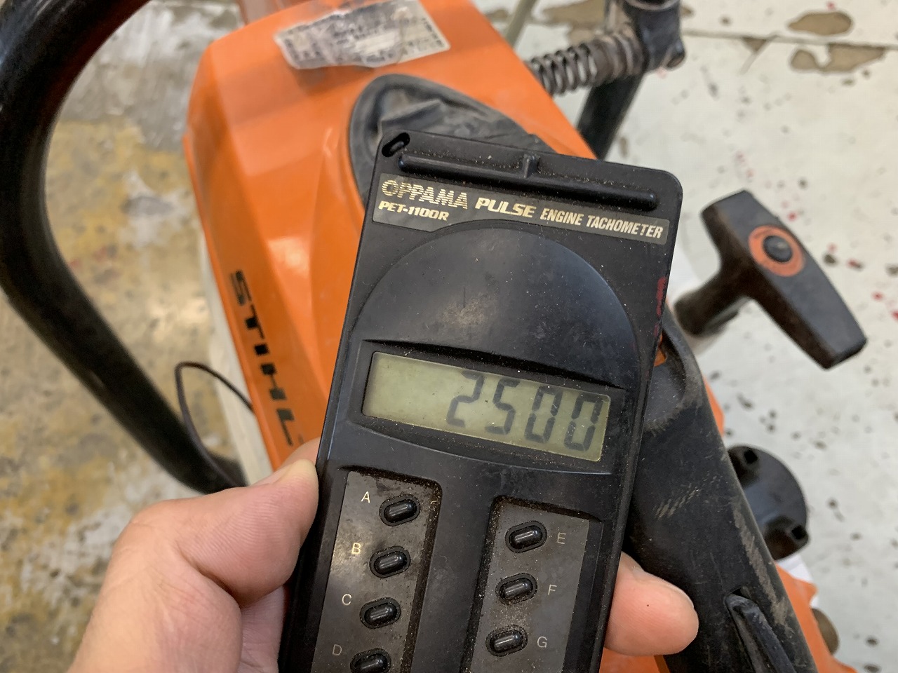 STIHL TS480i タンクハウジング交換、始動確認まで完了 ｜修理ブログ｜プラウ PLOW