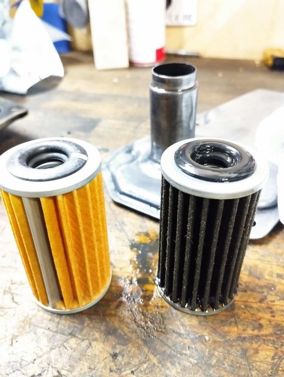 スズキスペーシアMK32S CVTフルード交換 ｜修理ブログ｜プラウ PLOW