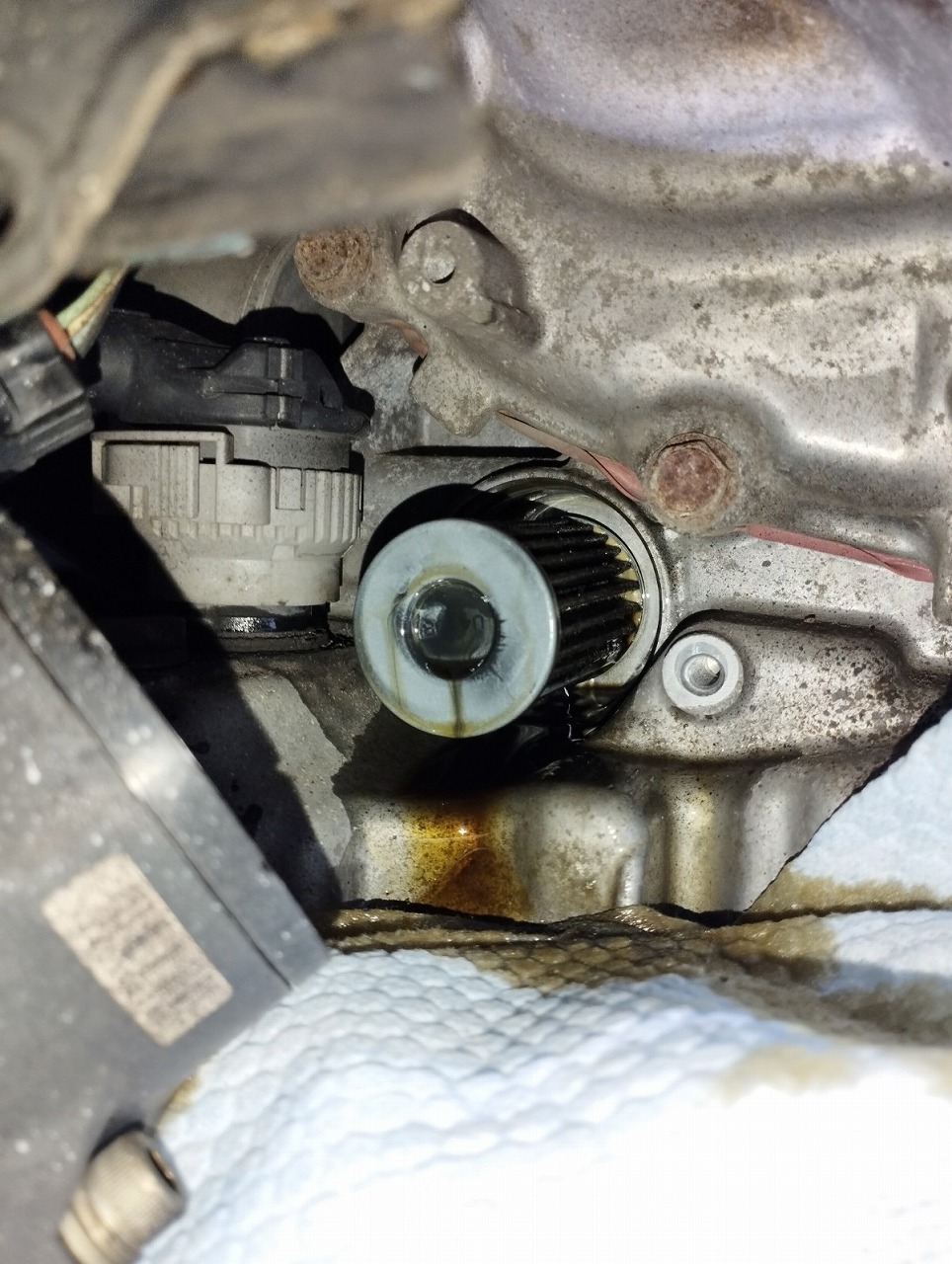 スズキスペーシアMK32S CVTフルード交換 ｜修理ブログ｜プラウ PLOW