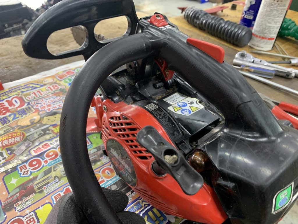 新ダイワ E2125TS エンジンかかりが悪い故障診断 ｜修理ブログ｜プラウ PLOW