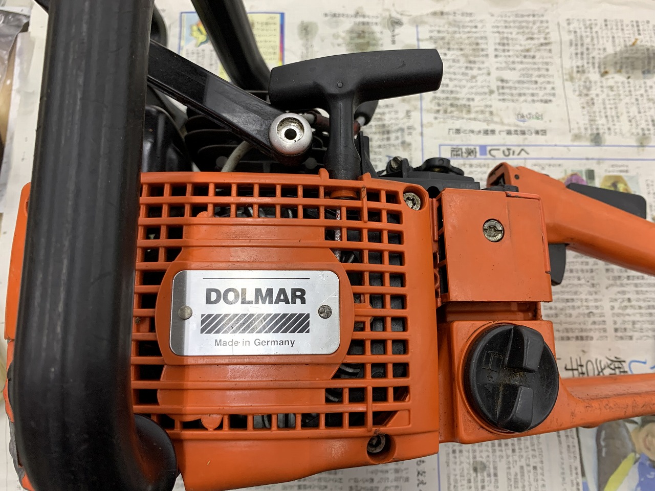 DOLMAR ドルマー115i 修理の続き、エンジン始動確認まで完了 ｜修理ブログ｜プラウ PLOW