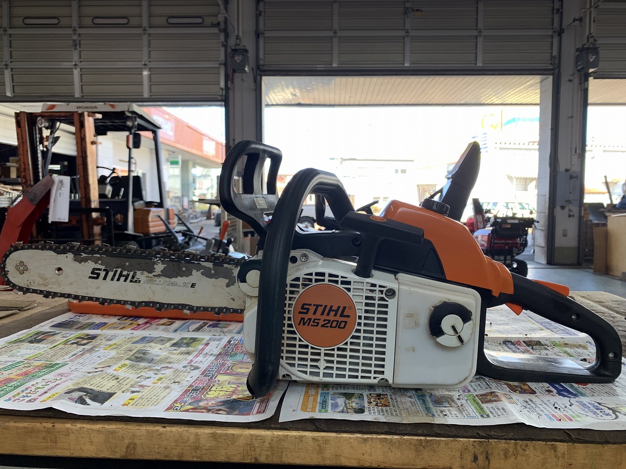 STIHL MS200 スターターロープが戻らない。診断 ｜修理ブログ｜プラウ PLOW