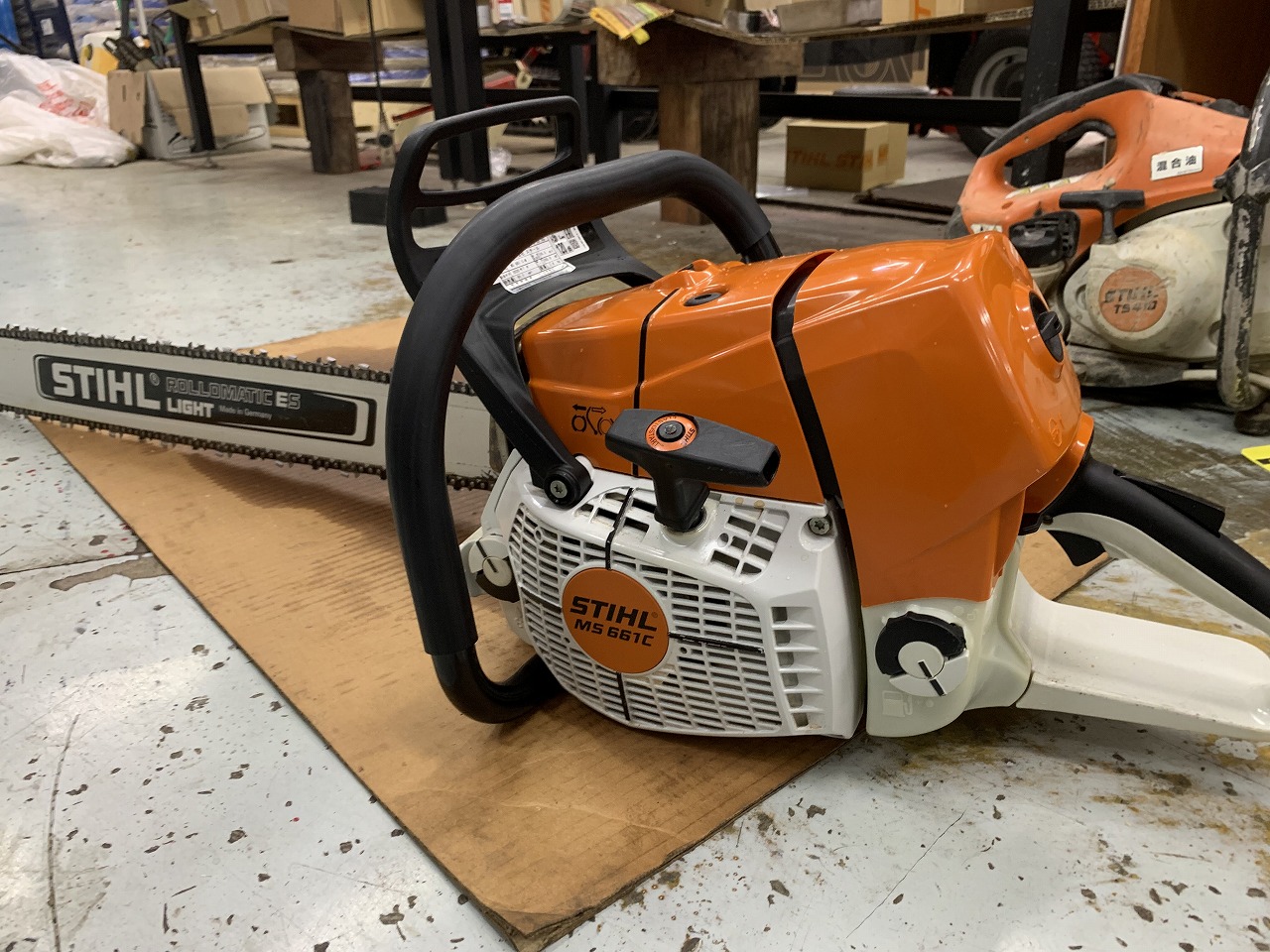 STIHL MS661C-M＋MS462C-M M-Tronic診断、較正 ｜修理ブログ｜プラウ PLOW