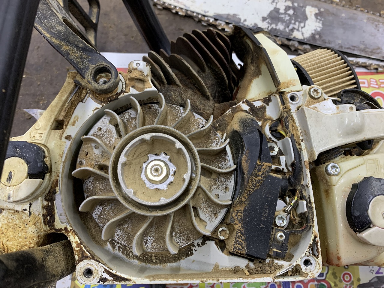 STIHL MS261C-M 修理受注、機体清掃 ｜修理ブログ｜プラウ PLOW