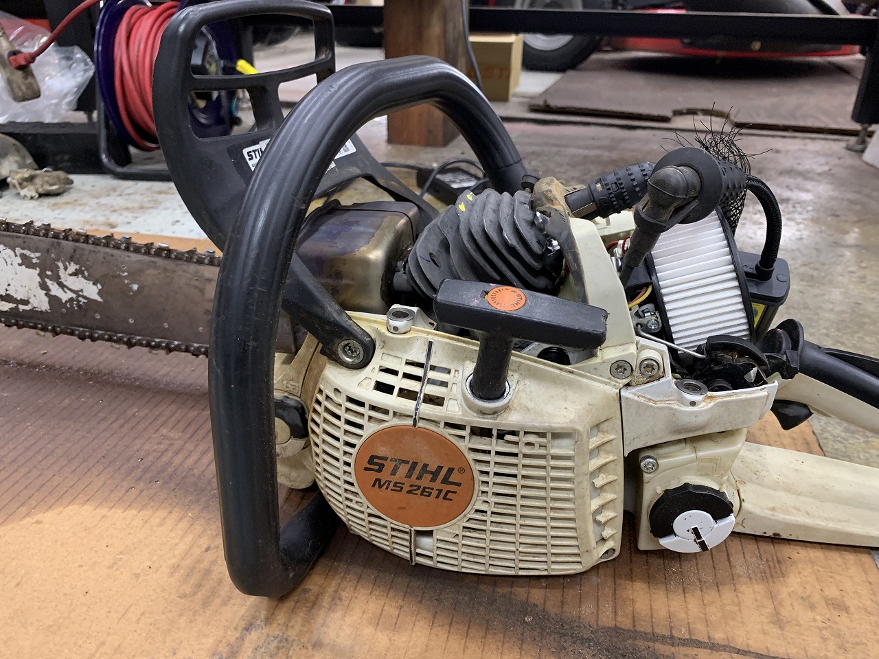 STIHL MS261C-M M-Tronic診断、較正 ｜修理ブログ｜プラウ PLOW