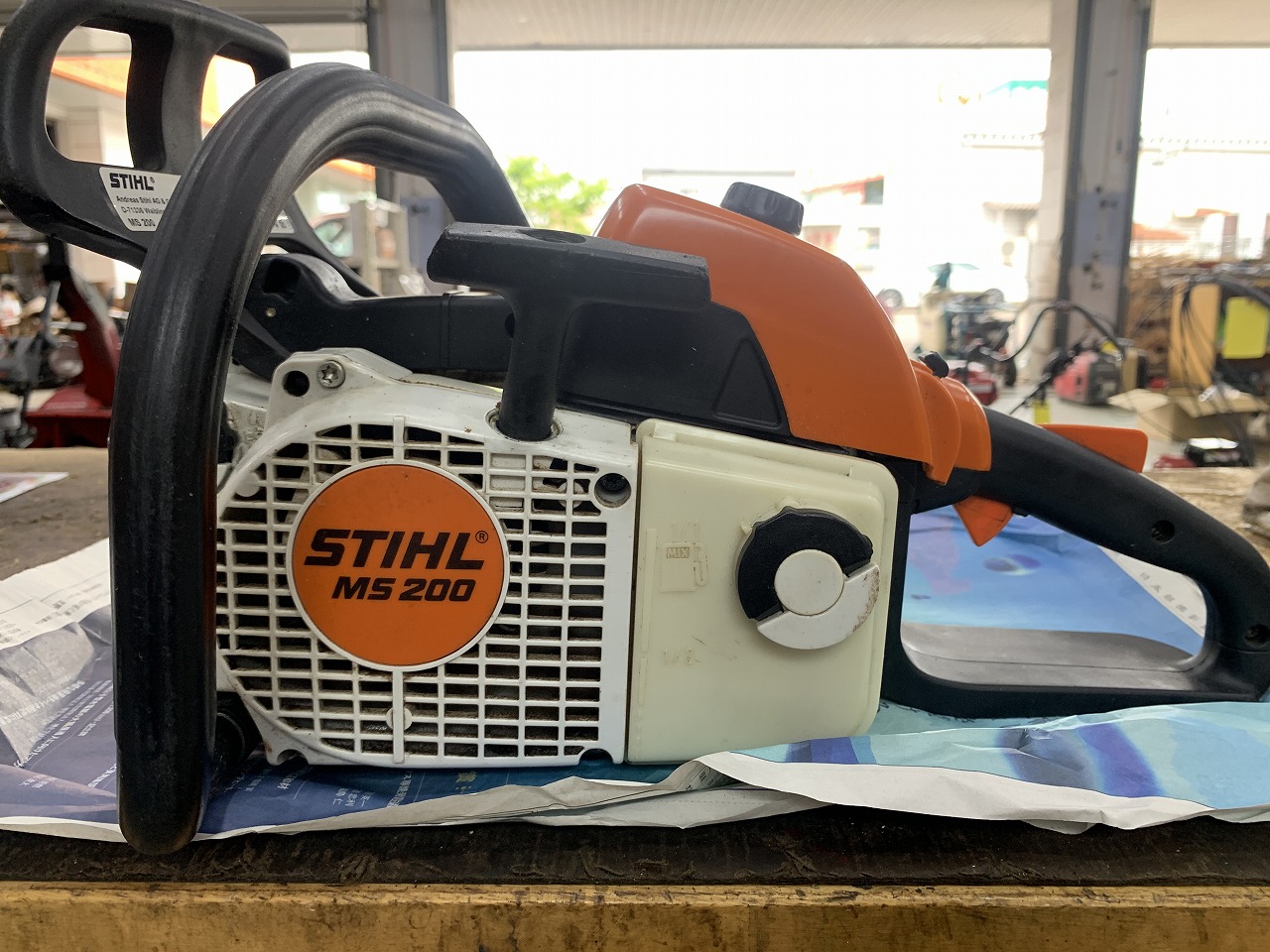 STIHL MS200 燃料ホース交換、北海道から送られてきました。 ｜修理ブログ｜プラウ PLOW