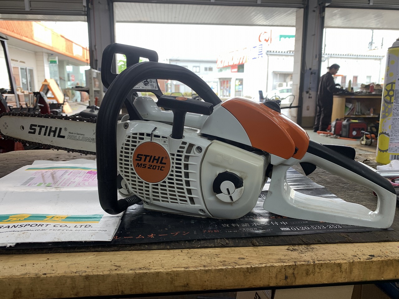 STIHL MS201C-M エンストする。スターターが重くて引けない。 ｜修理ブログ｜プラウ PLOW