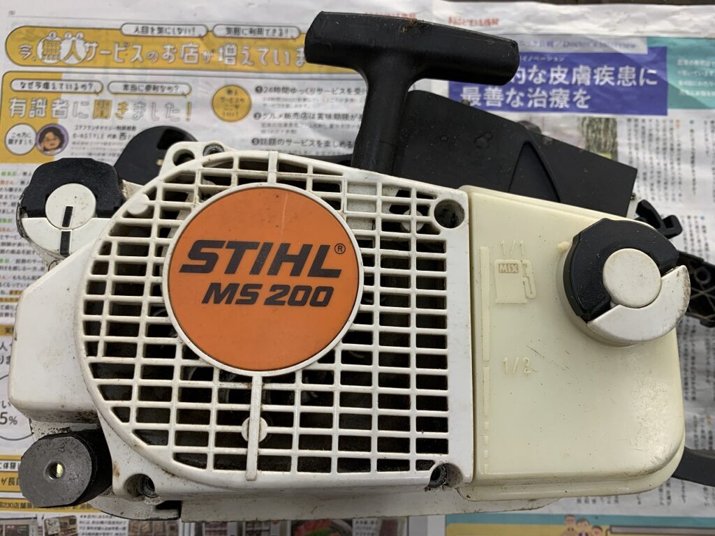 STIHL MS200 機体清掃、キャブレター分解清掃 ｜修理ブログ｜プラウ PLOW