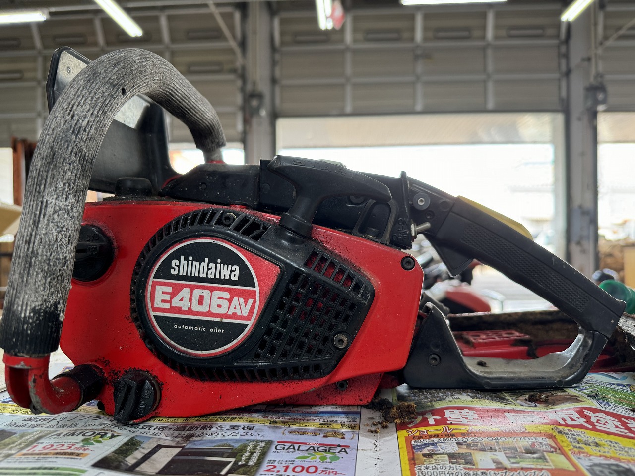 新ダイワ E406AV キャブレター漏れテスト ｜修理ブログ｜プラウ PLOW