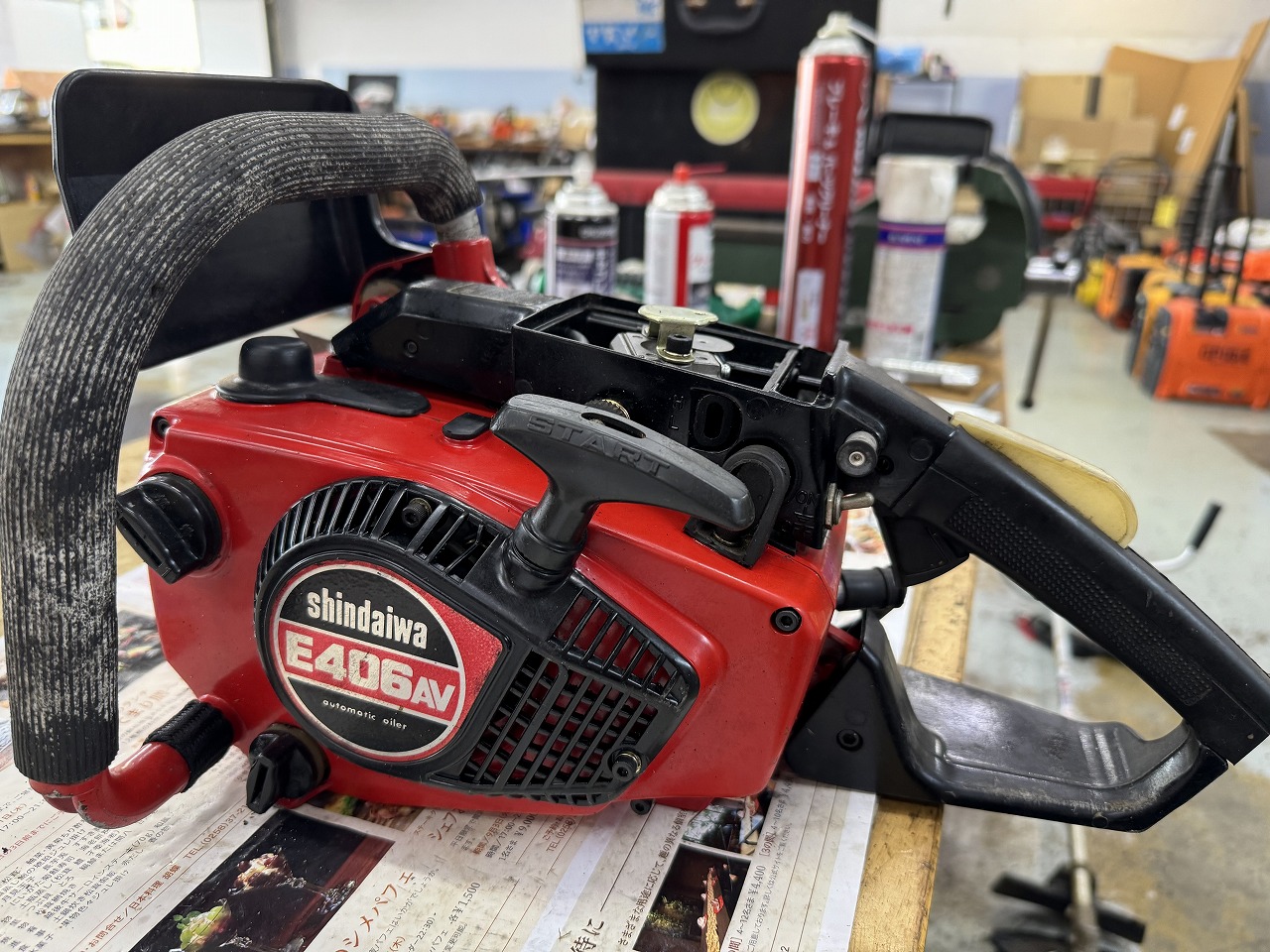 新ダイワE406AV 始動確認まで完了 ｜修理ブログ｜プラウ PLOW